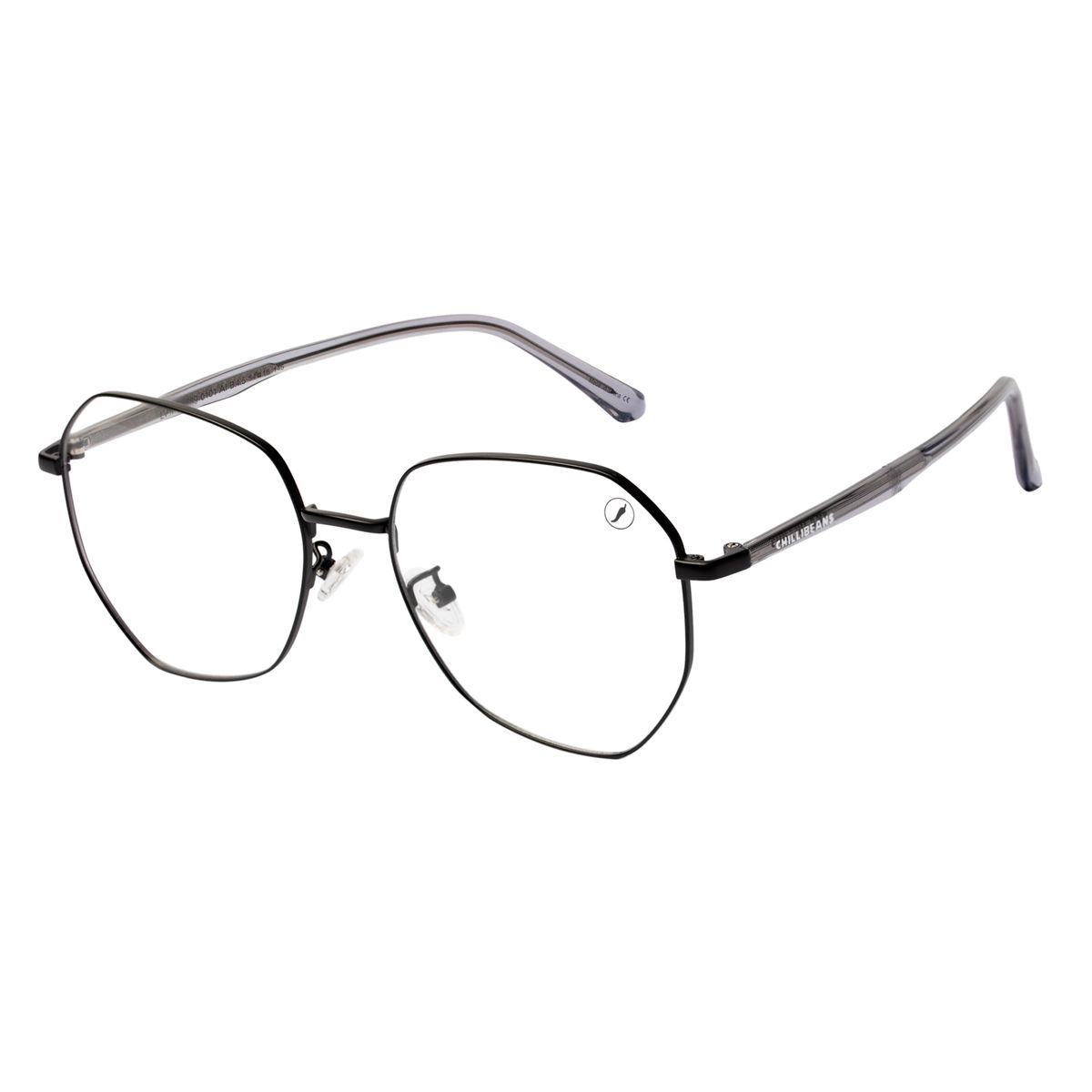 Armação Para Óculos De Grau Unissex Chilli Beans Octagonal Preto ...